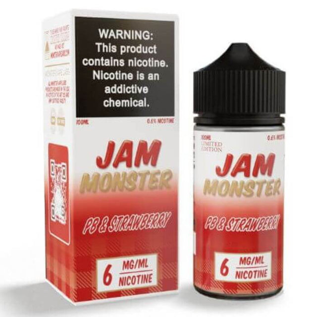 PB & Jam Monster Strawberry by Jam Monster Liquids | eJuiceDB.com
