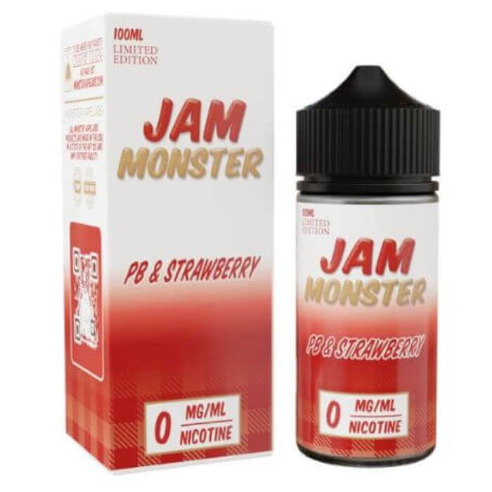 PB & Jam Monster Strawberry by Jam Monster Liquids | eJuiceDB.com