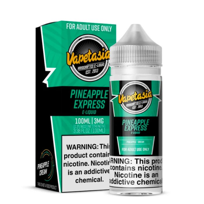 Pineapple Express E-Liquid by Vapetasia | eJuiceDB.com