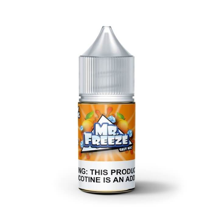 Peach Frost Nicotine Salt by Mr. Freeze | eJuiceDB.com