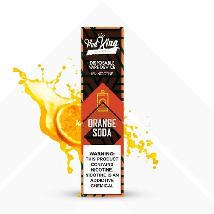 Pod King Orange Soda Disposable Device | eJuiceDB.com Retail